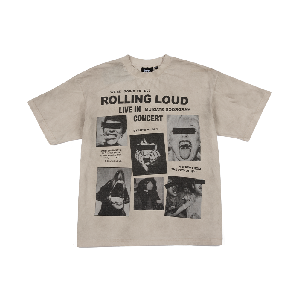 Rolling Loud Live In Concert Tee 'White' – TAKOUT®